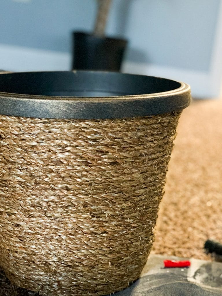 DIY Basket Weave Planter | How To Save Money By Making Your Own