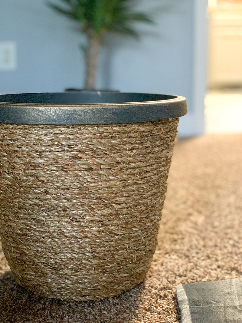 DIY Basket Weave Planter | How To Save Money By Making Your Own