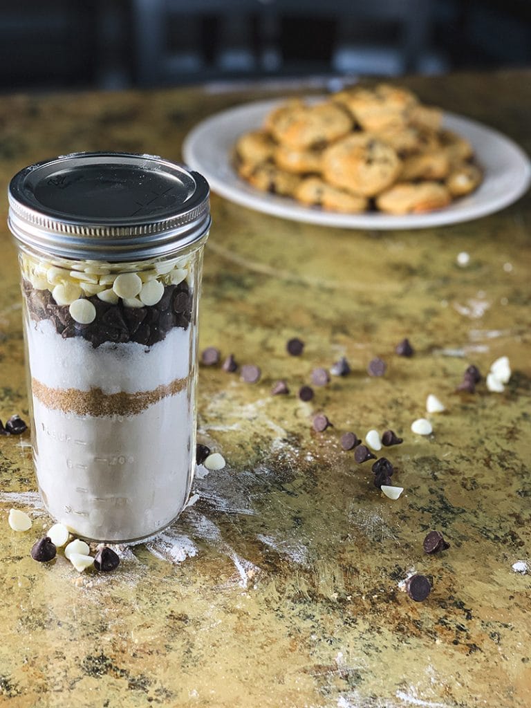 Valentine’s Day Triple Chocolate Chip Cookie Jars
