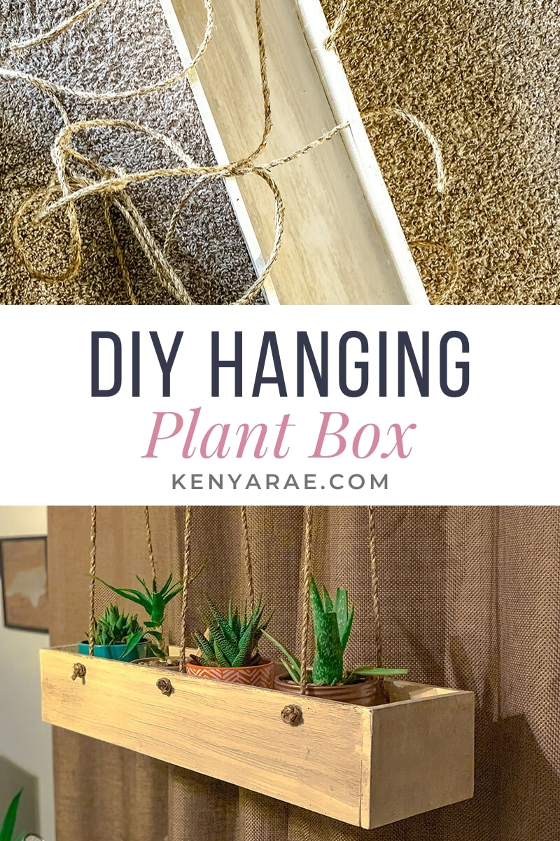 DIY Indoor Hanging Planter Box Made From Scrapwood